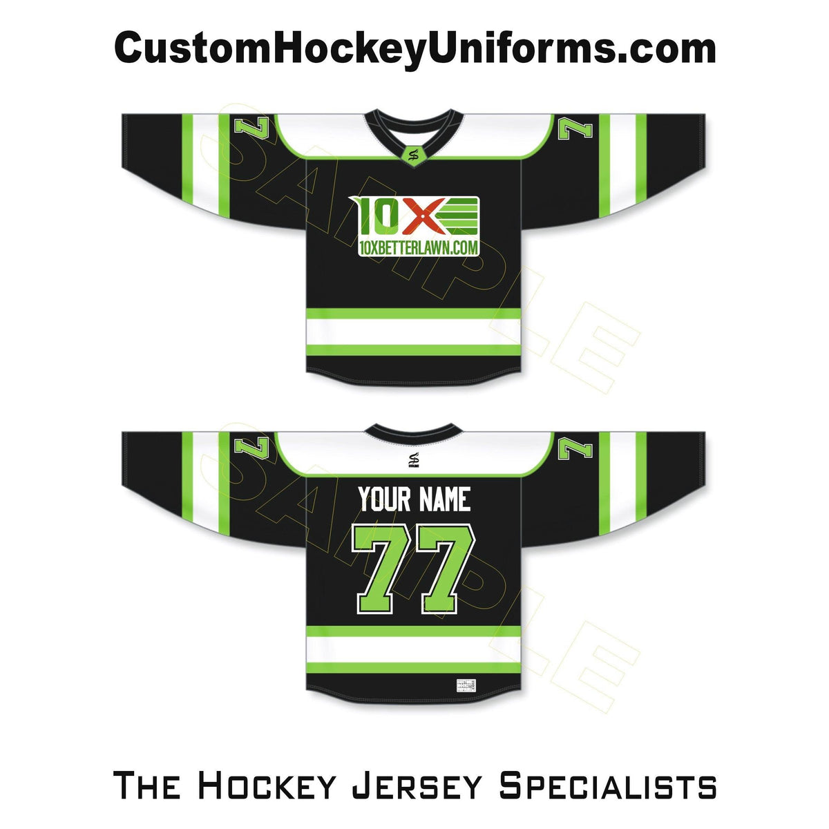 10X Better Lawn Custom Hockey Jerseys – CustomHockeyUniforms.com