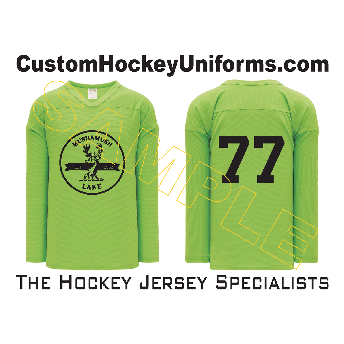 Mushamush Lake (H6000-031) Custom Hockey Practice Jerseys ...